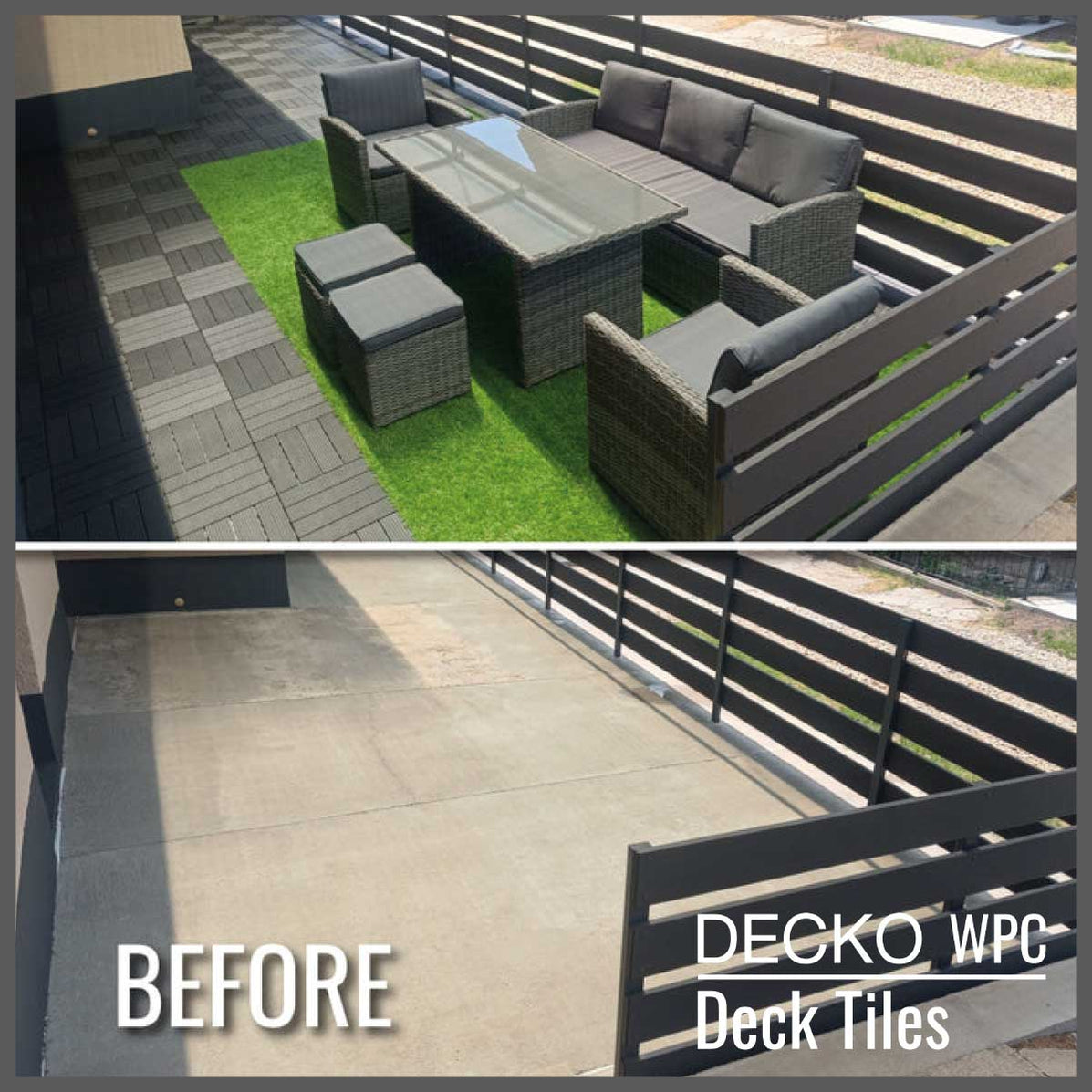 RAMP EDGE - for DECKO Premium Tiles - choose colour - 300/80/20 — DECKO ...