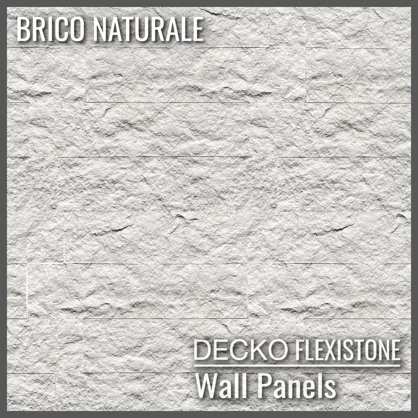 Flexible 3D Stone Wall Panel Sample - BRICO NATURALE | DECKO Flexiston ...