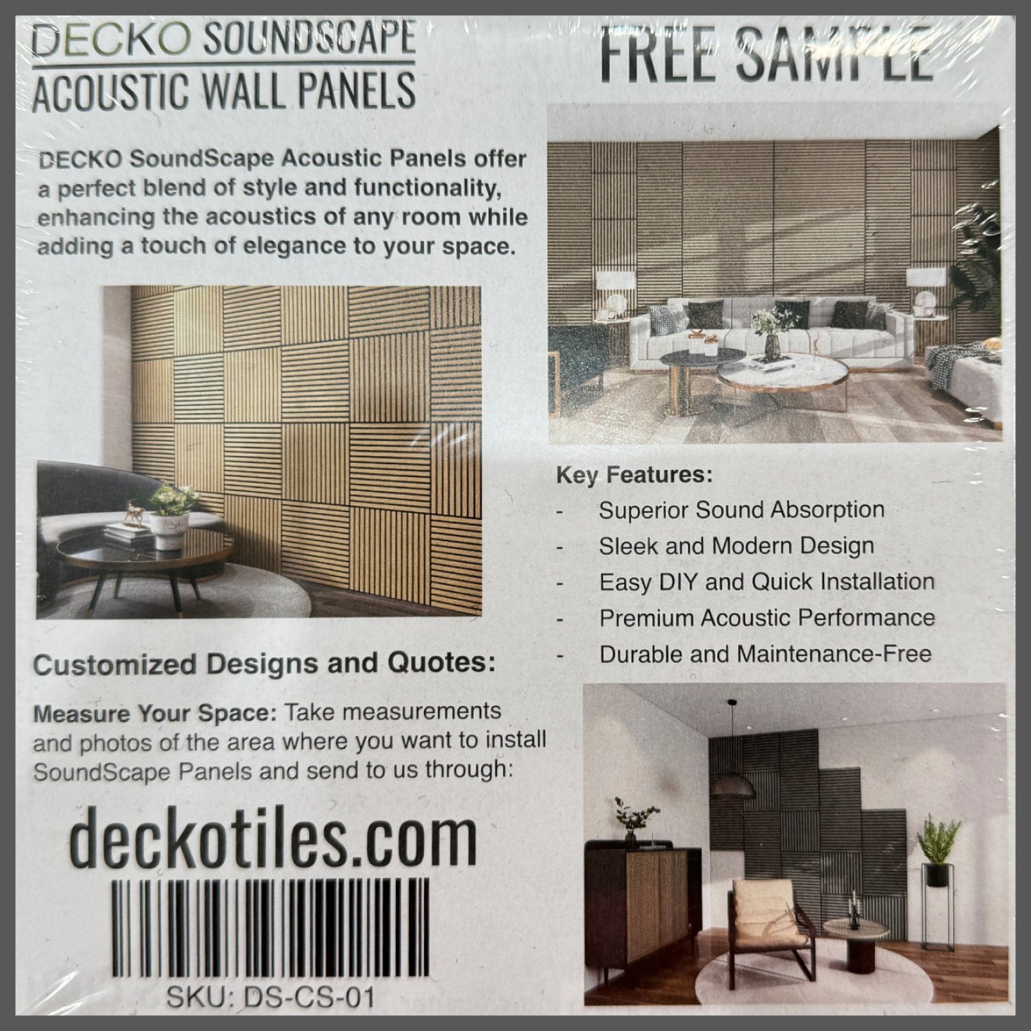 SOUNDSCAPE ACOUSTIC WALL PANELS STORE — DECKO New Zealand