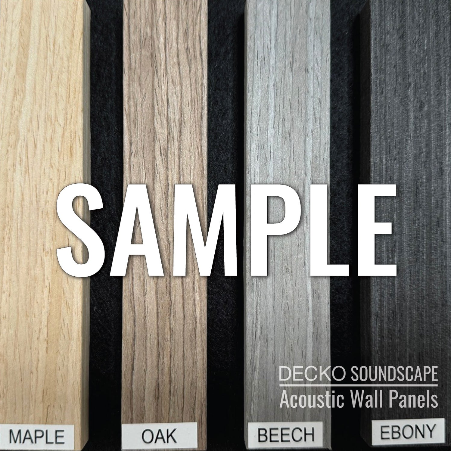 DECKO SOUNDSCAPE Acoustic Wall Panels Sample Pack with Free Delivery (1 ...