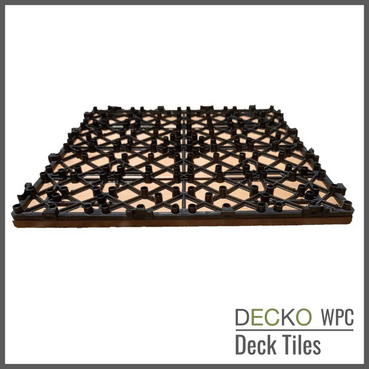 DECKO Premium Tiles - CHARCOAL - 300/300/20 - Price/Tile — DECKO New ...