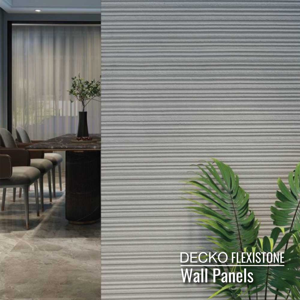 Flexible 3D Stone Wall Panels - DECKO Flexistone - MAXI RIGATO - Custo ...