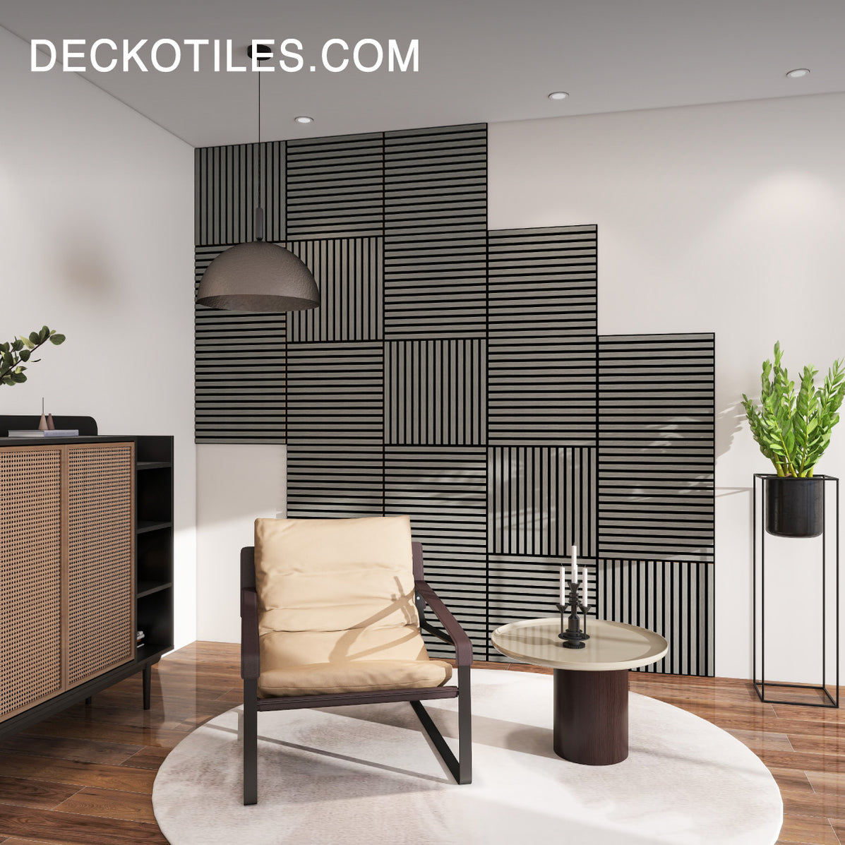 DECKO SOUNDSCAPE Acoustic Wall - BEECH - Square — DECKO New Zealand