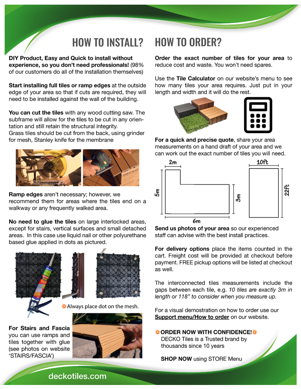 Free DECKO Tiles Colour Sample with Free Delivery ($5.9 Handling fee ...