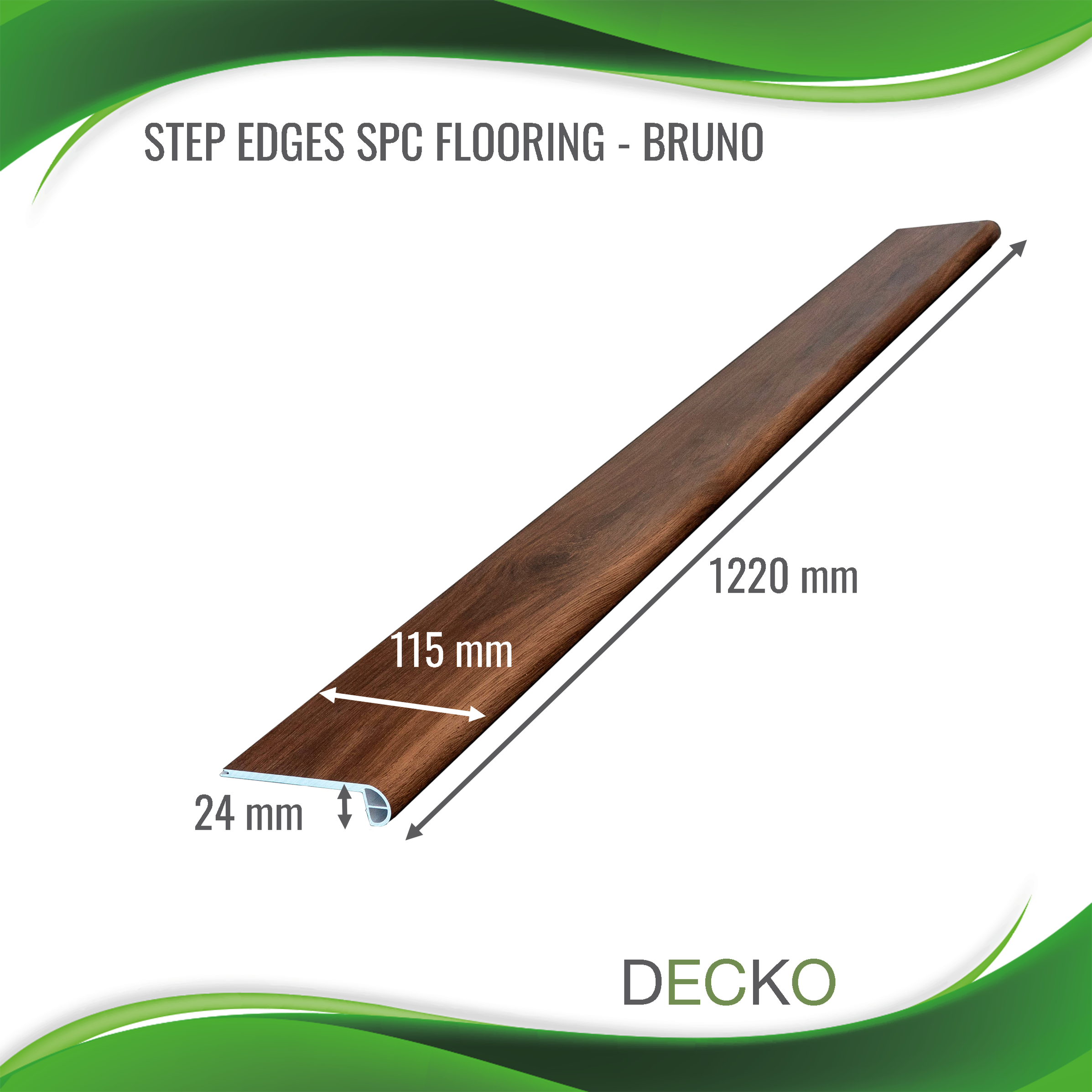 Step Edge - DECKO Hybrid SPC flooring — DECKO New Zealand
